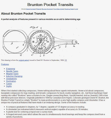 William J. Hudson’s Pocket Transit History Site | Northing & Easting